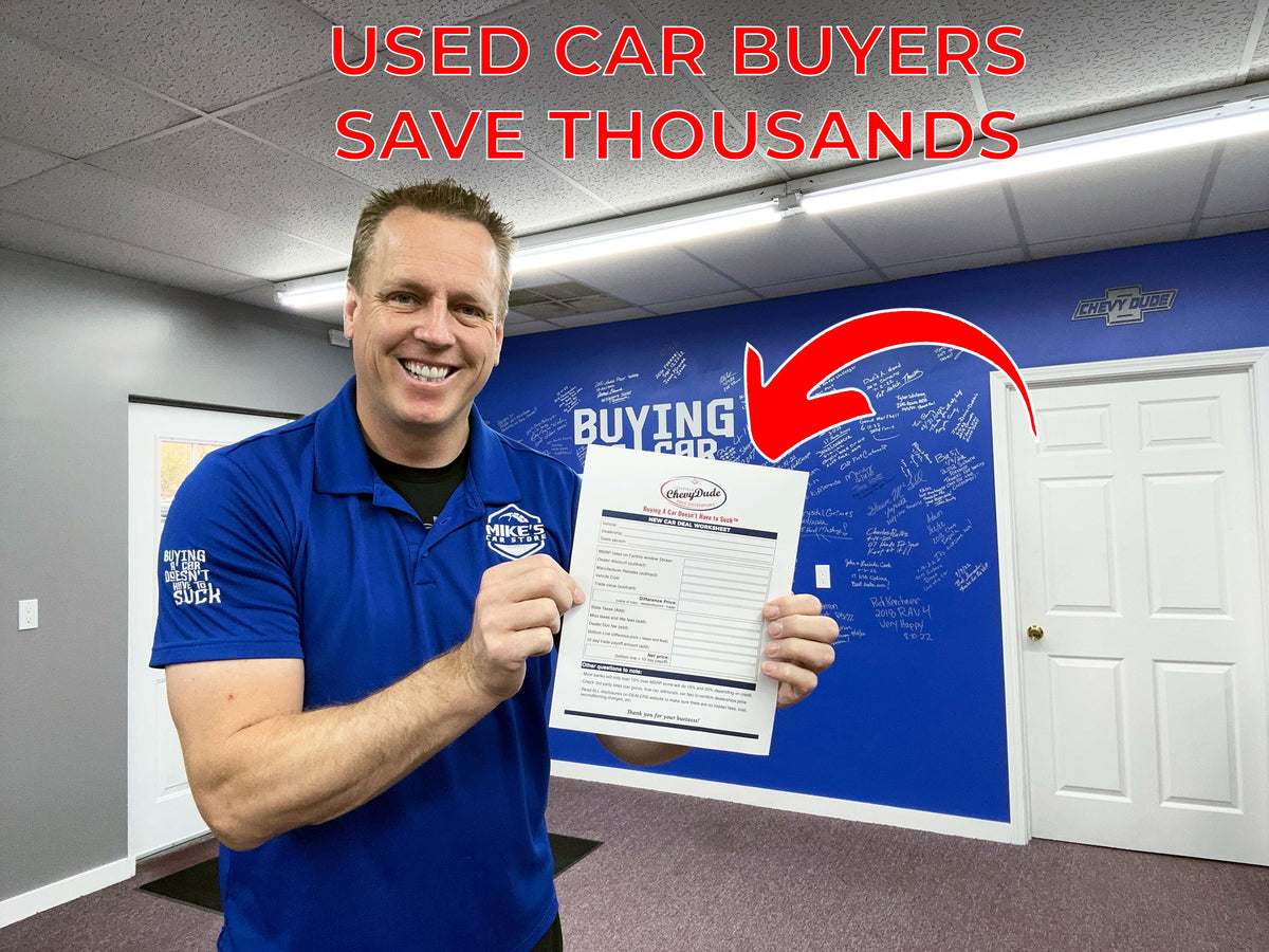 Used Car Deal Worksheet – Chevy Dude